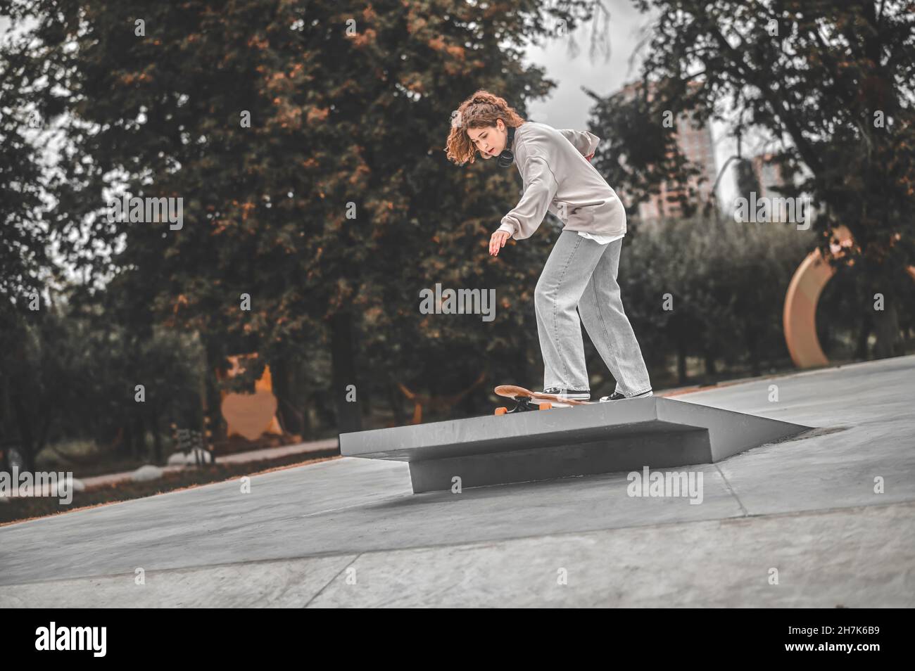 Springboard girl hi-res stock photography and images - Alamy