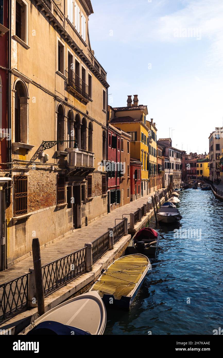 World famous water channels of Venezia, Veneto, Italy Stock Photo - Alamy