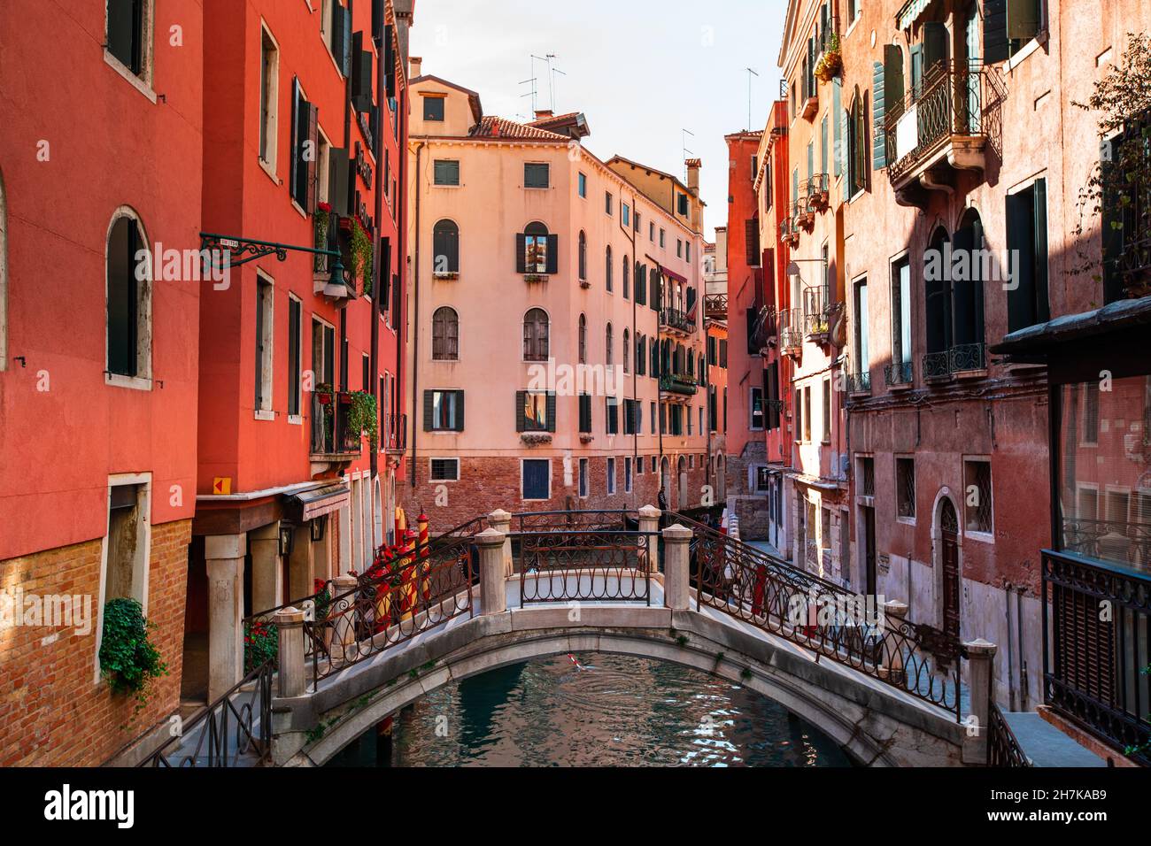 World famous water channels of Venezia, Veneto, Italy Stock Photo - Alamy