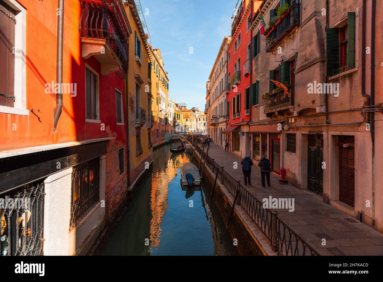 World famous water channels of Venezia, Veneto, Italy Stock Photo - Alamy