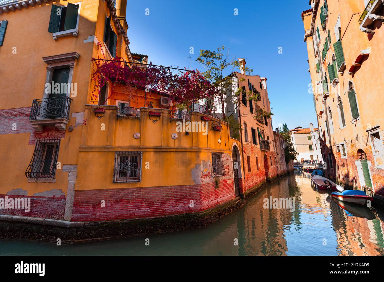World famous water channels of Venezia, Veneto, Italy Stock Photo - Alamy