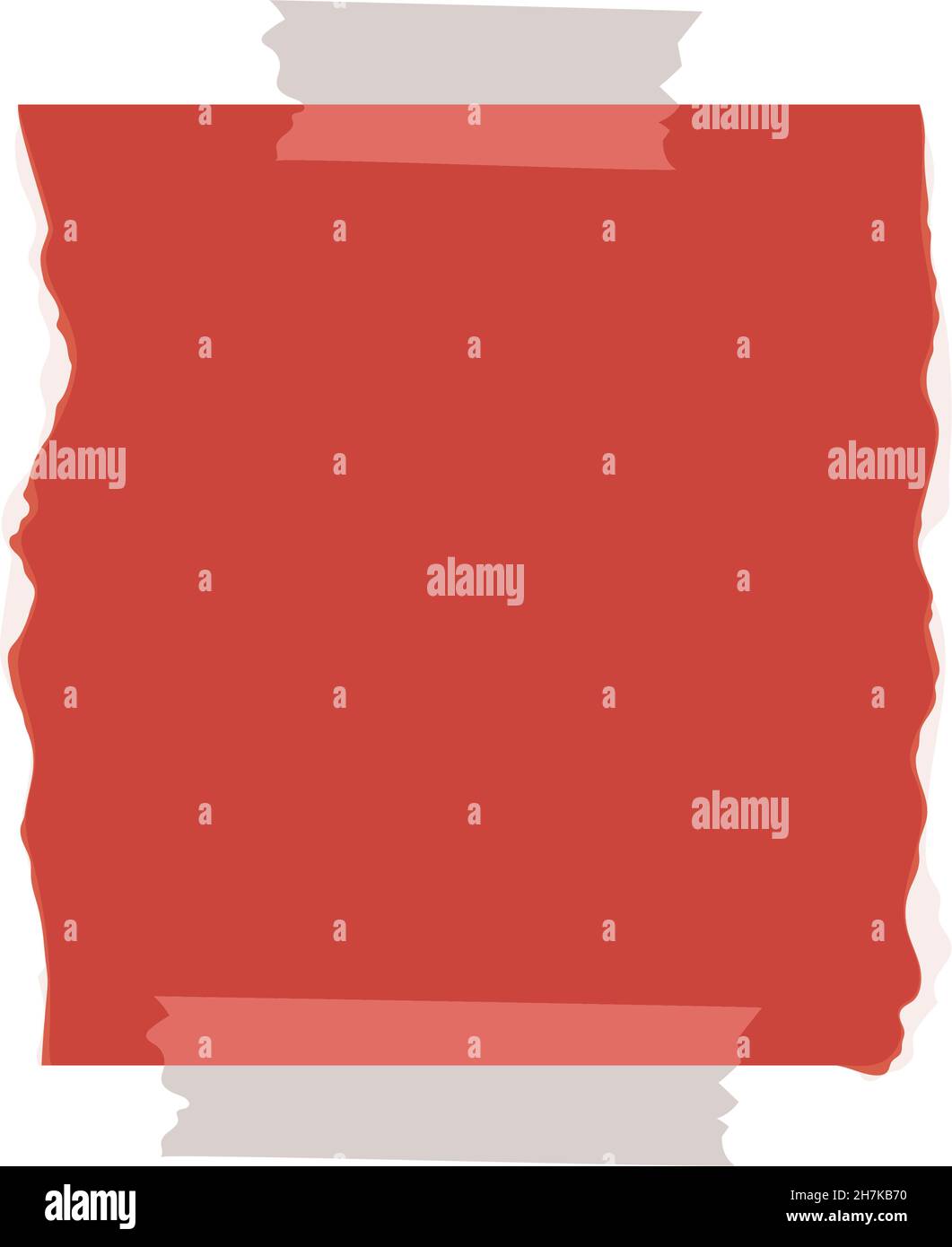 red ripped paper Stock Vector Image & Art - Alamy