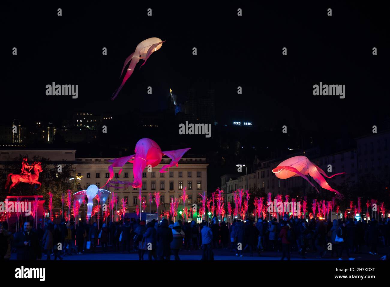 Lyon france festival of lights hi-res stock photography and images - Alamy