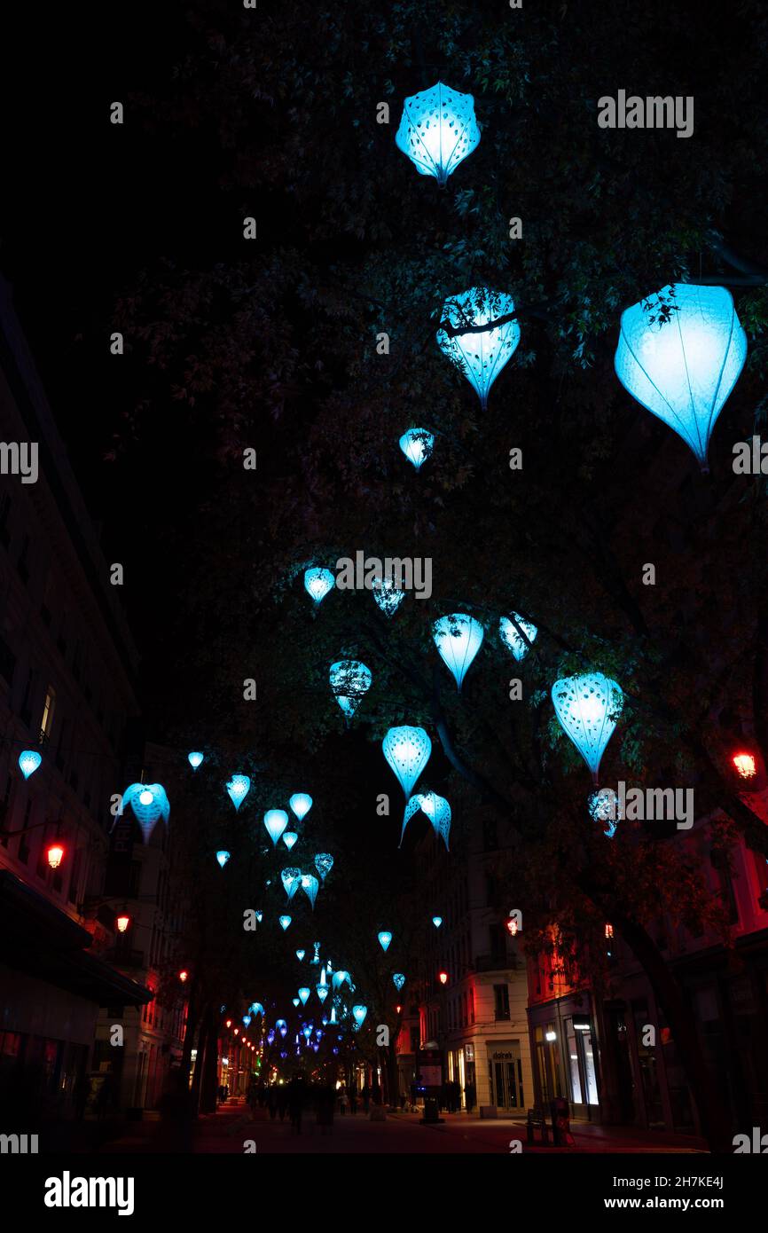 Lyon light festival candles hi-res stock photography and images - Alamy