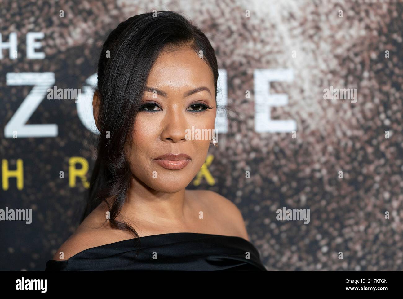 New York, United States. 22nd Nov, 2021. Denyce Lawton attends premiere ...