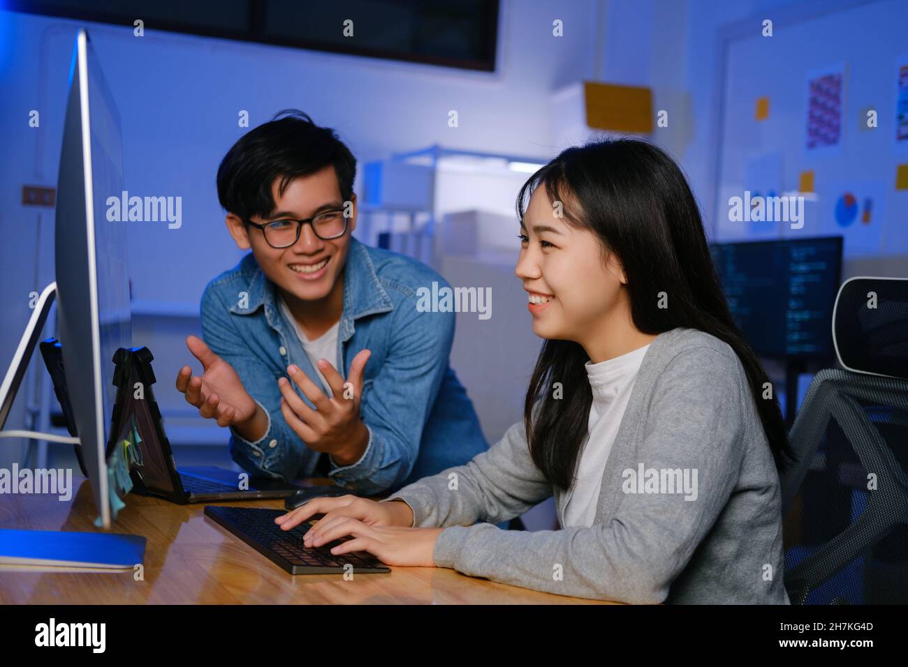 Programmer And Developer Teamwork Working In A Software Development And Coding Technologies At