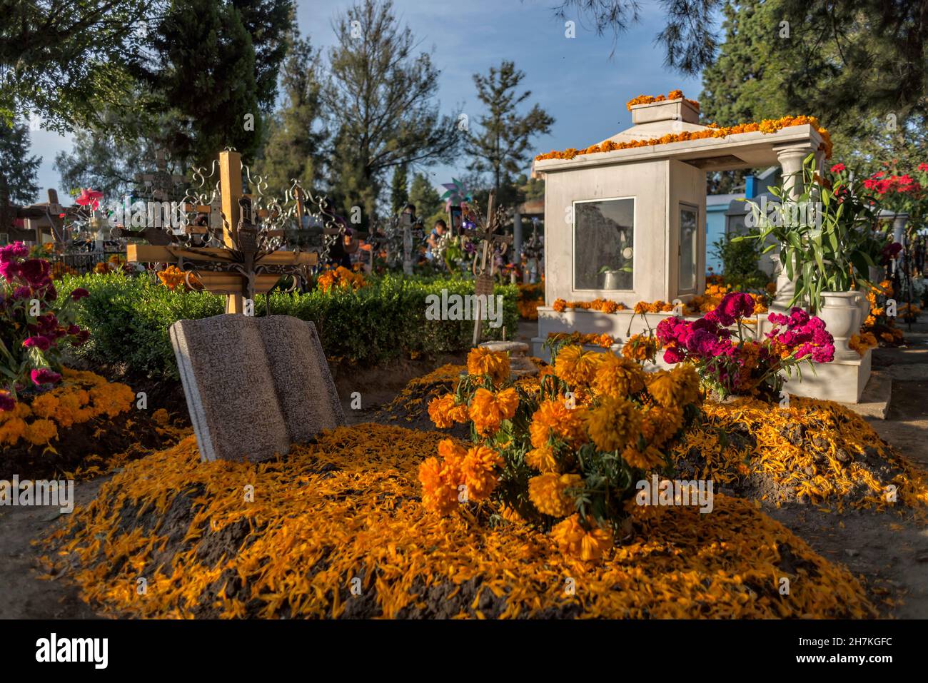 Day of the dead mexico grave hi-res stock photography and images - Alamy