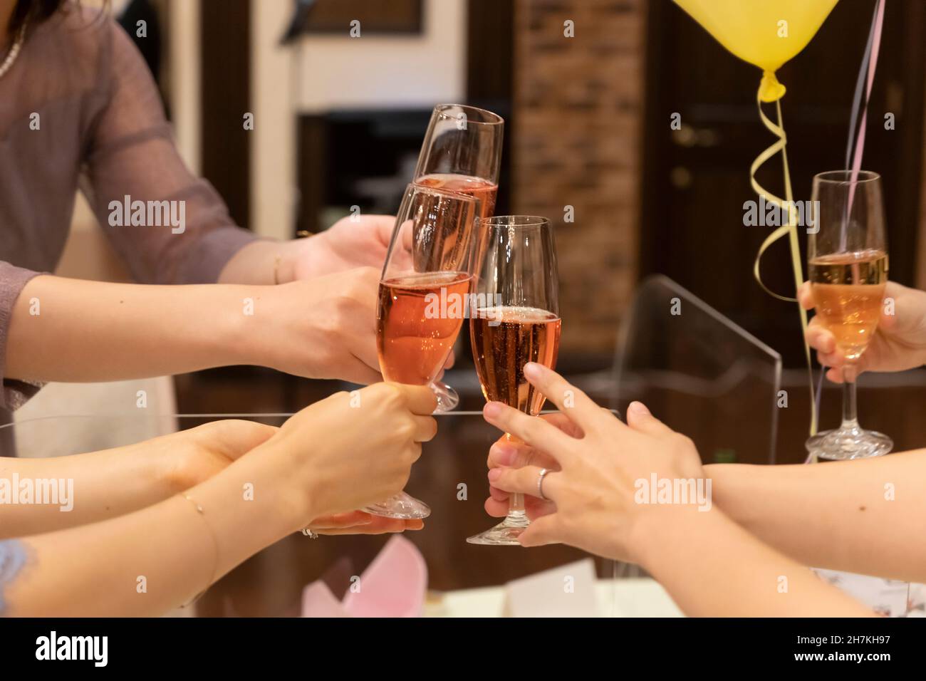 Toast at the reception party Stock Photo - Alamy