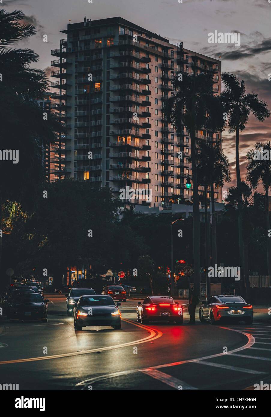 Miami night life hi-res stock photography and images - Alamy