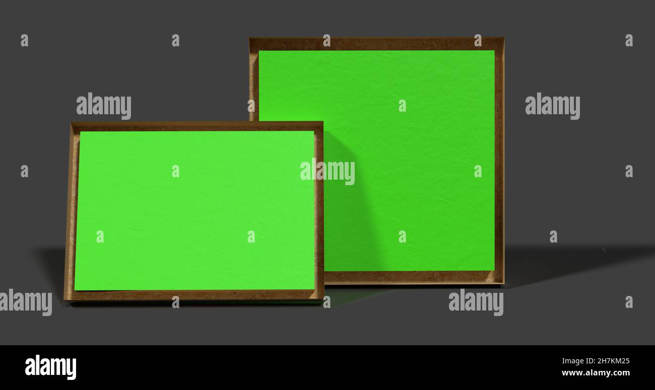 Ornate frame green screen hi-res stock photography and images - Alamy