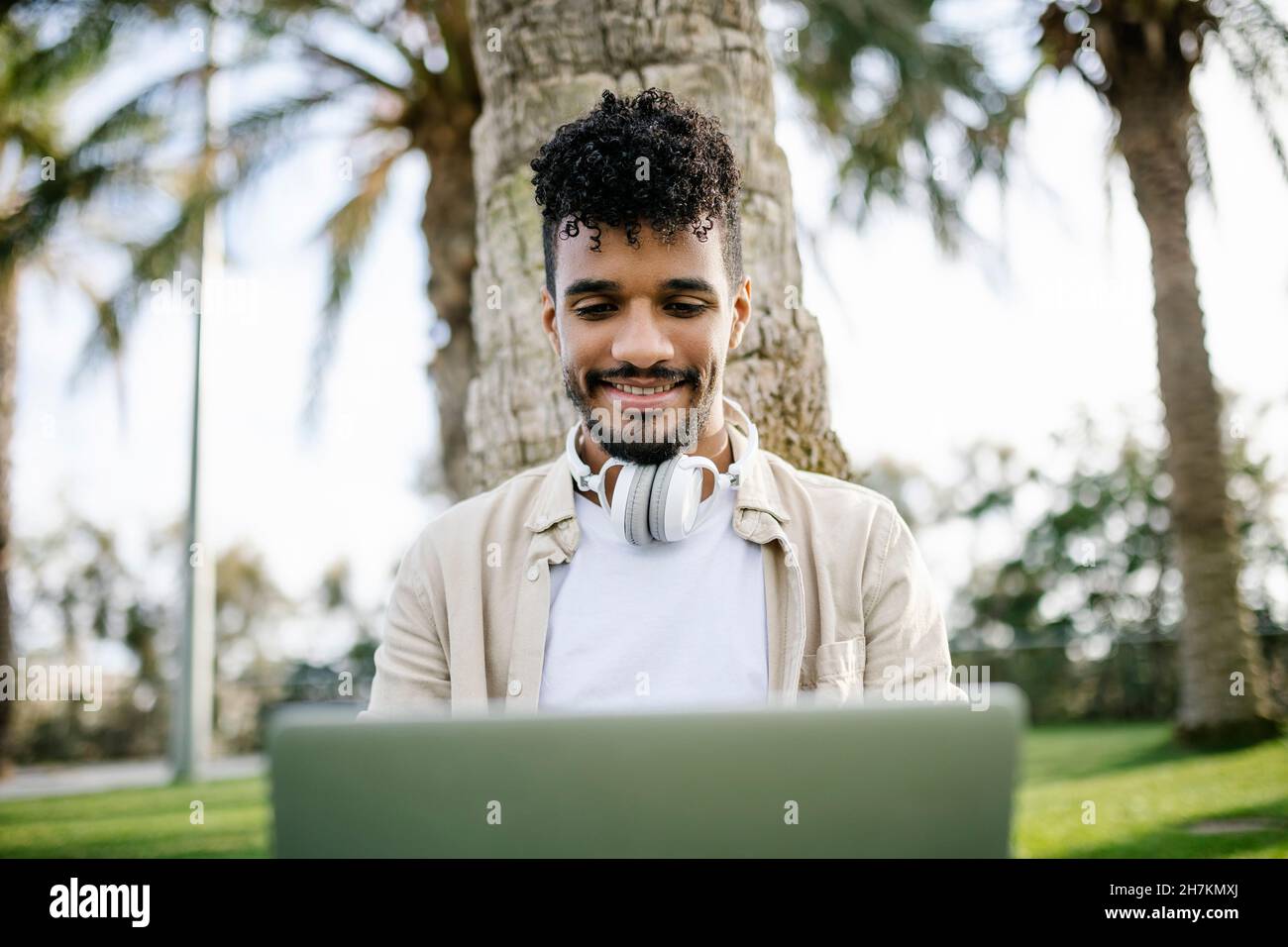 Bearded latin businessman using hi-res stock photography and images - Alamy