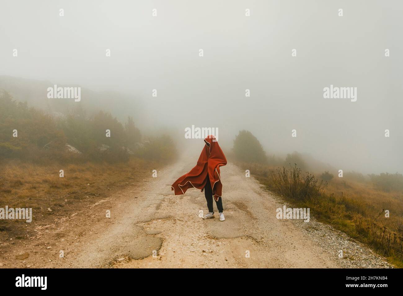 Man covered in blanket hi-res stock photography and images - Alamy