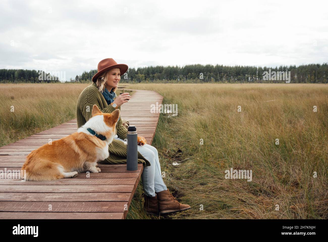 Dog drinking tea hi-res stock photography and images - Alamy