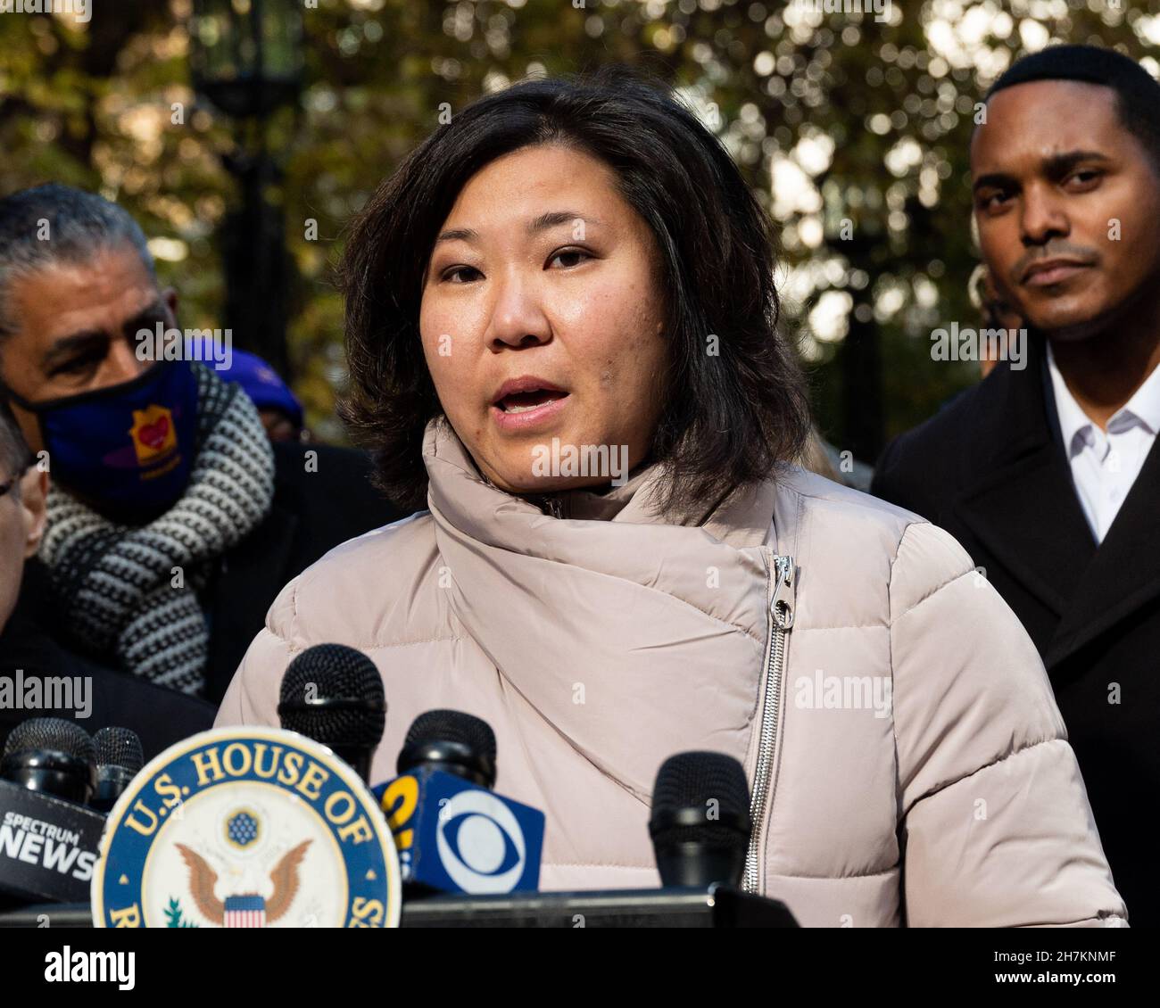 New York, United States. 23rd Nov, 2021. U.S. Representative Grace Meng ...