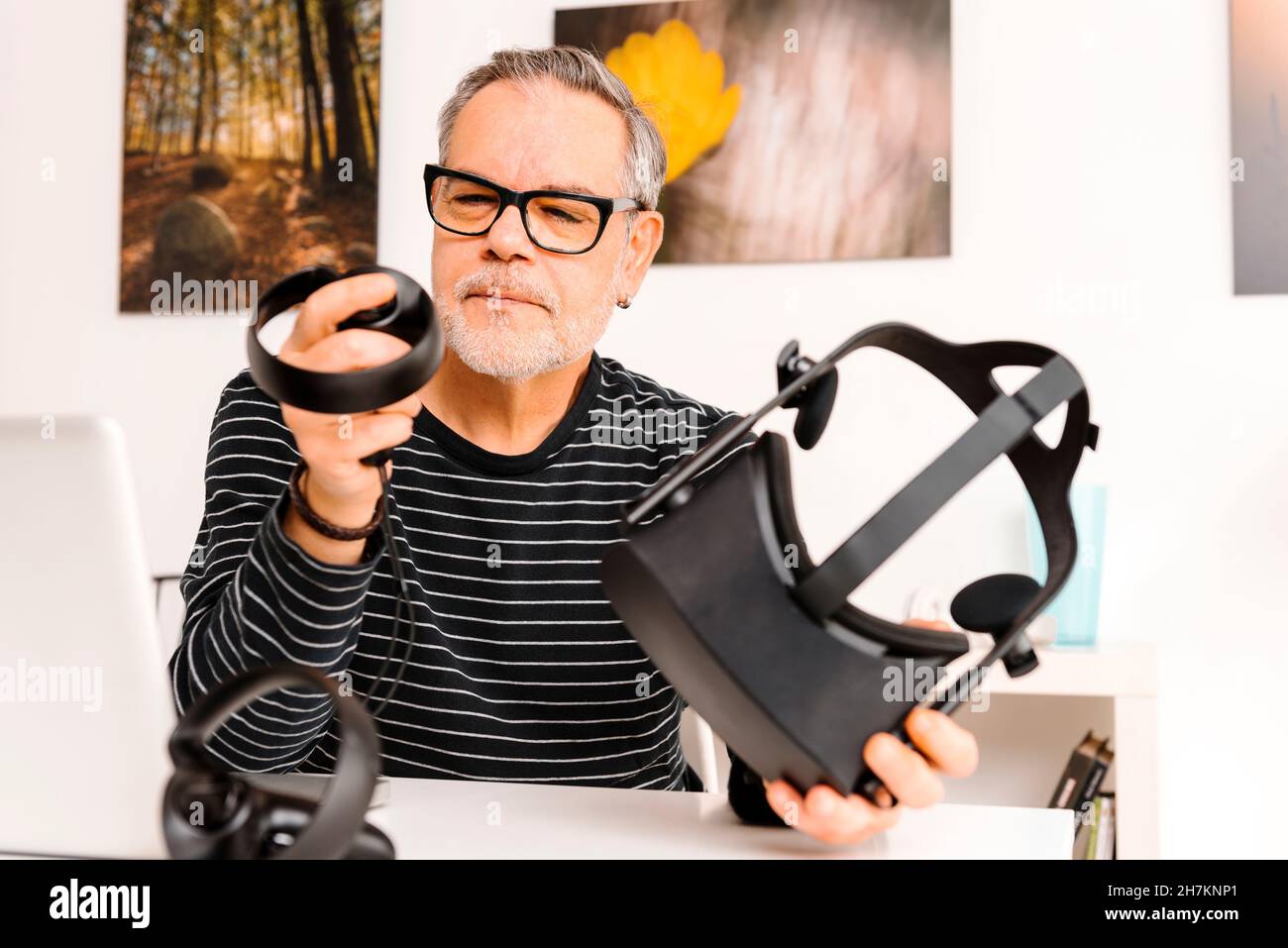 Man remote control hi-res stock photography and images - Alamy