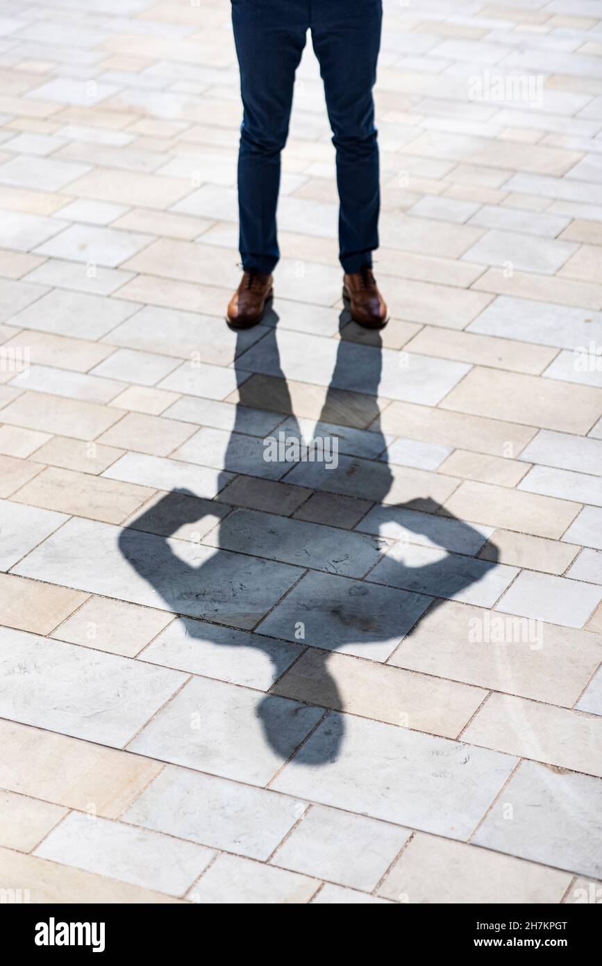 Businessman shadow hi-res stock photography and images - Alamy