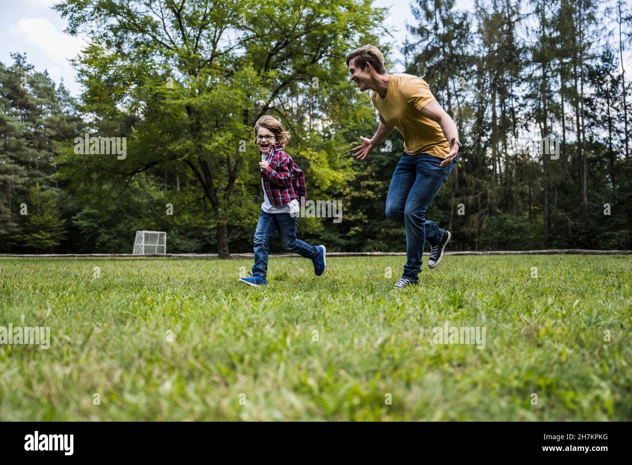 Father grass hi-res stock photography and images - Alamy
