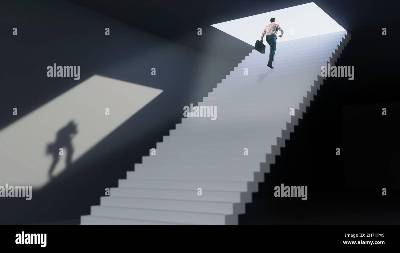 Moving Up On The Ladder High Resolution Stock Photography and Images ...