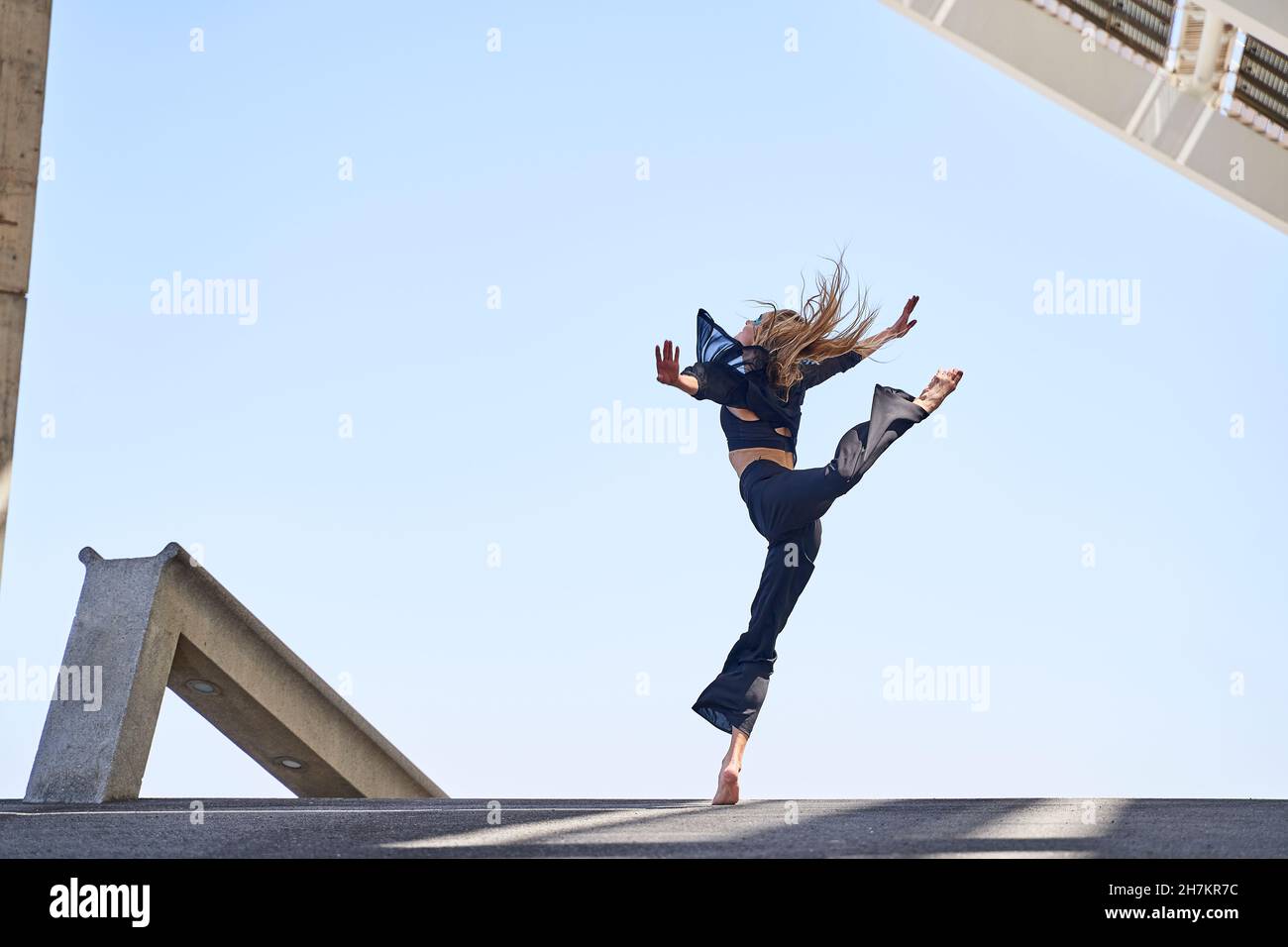 Woman dancing shadow hi-res stock photography and images - Alamy