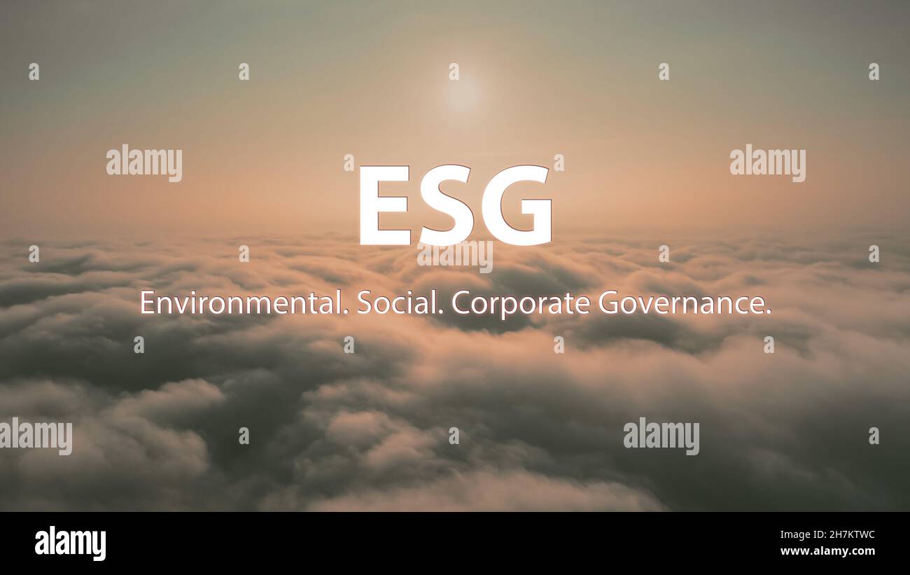 ESG environmental conservation concept. Sustainable ESG Technology of ...