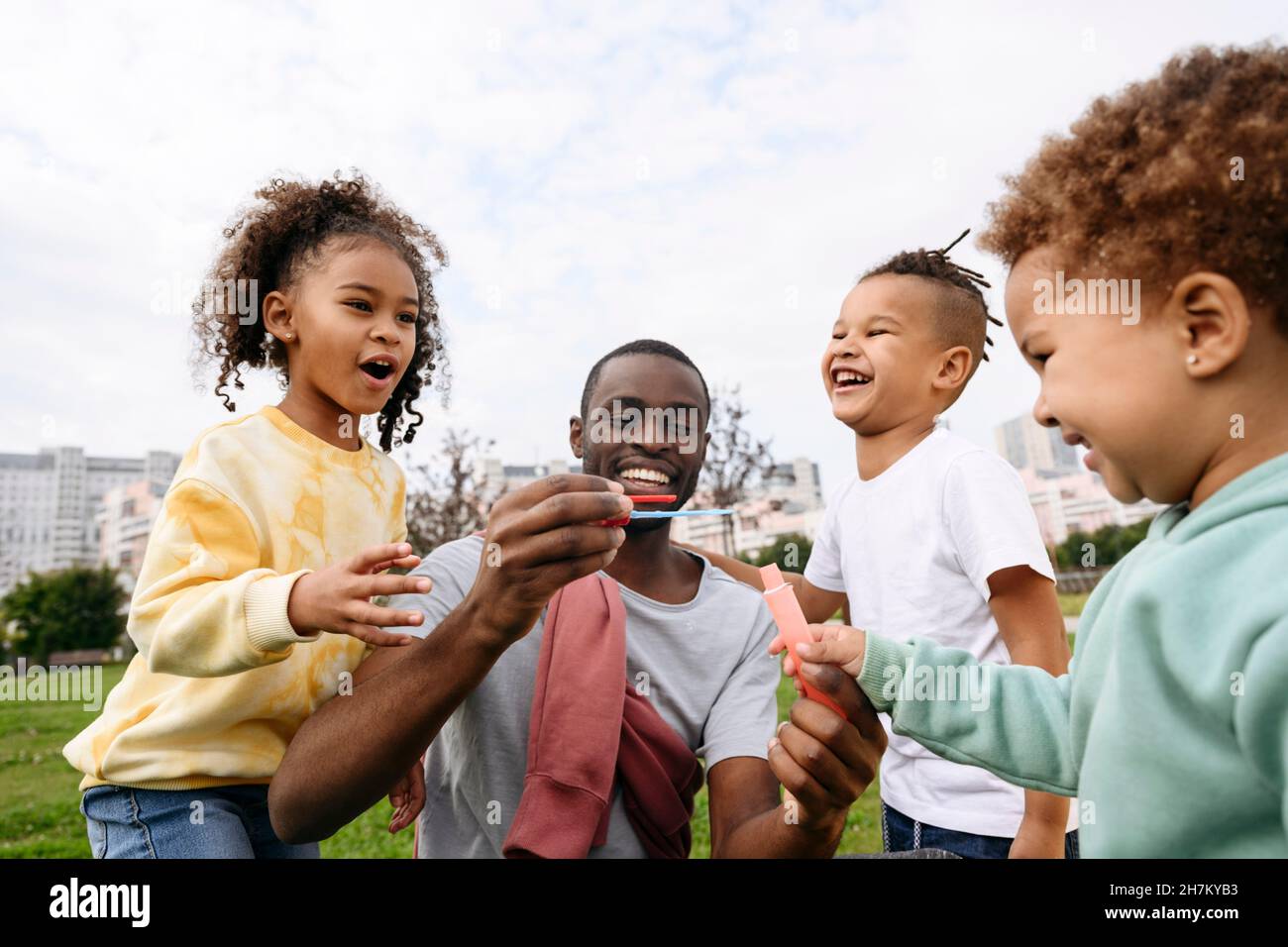 Cheerful children hi-res stock photography and images - Alamy
