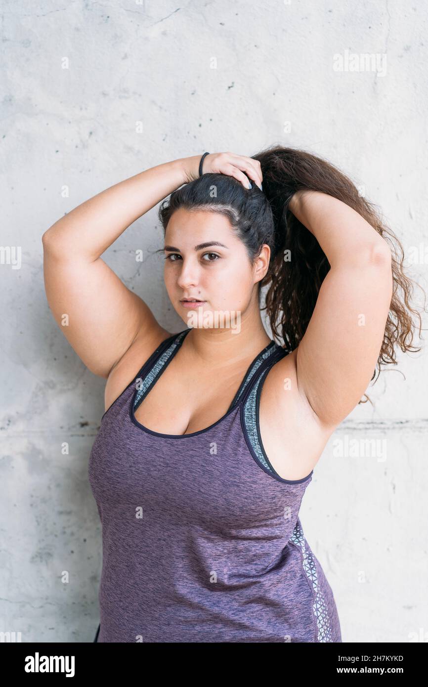 Plus size model camera hi-res stock photography and images - Alamy