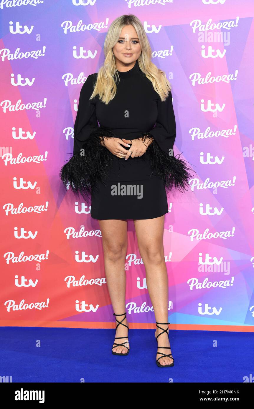 November 23rd, 2021, London, UK. Emily Atack arriving at the ITV ...