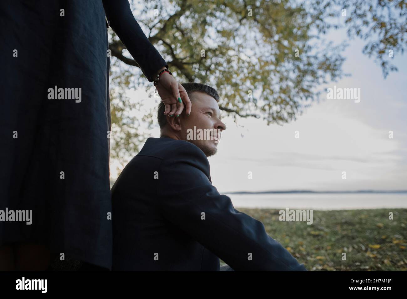 Woman Stepping On Mans Face