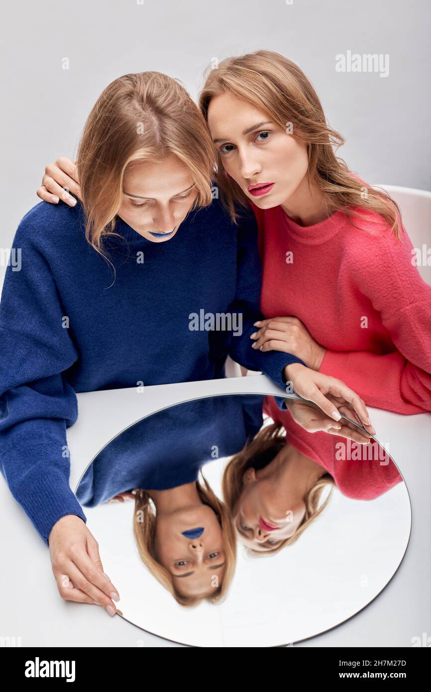 Twin Reflection In Mirror