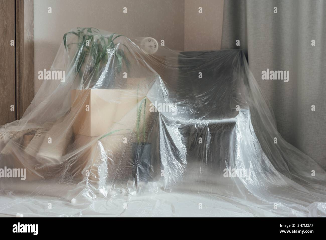 Plastic wrapped cartons hi-res stock photography and images - Alamy