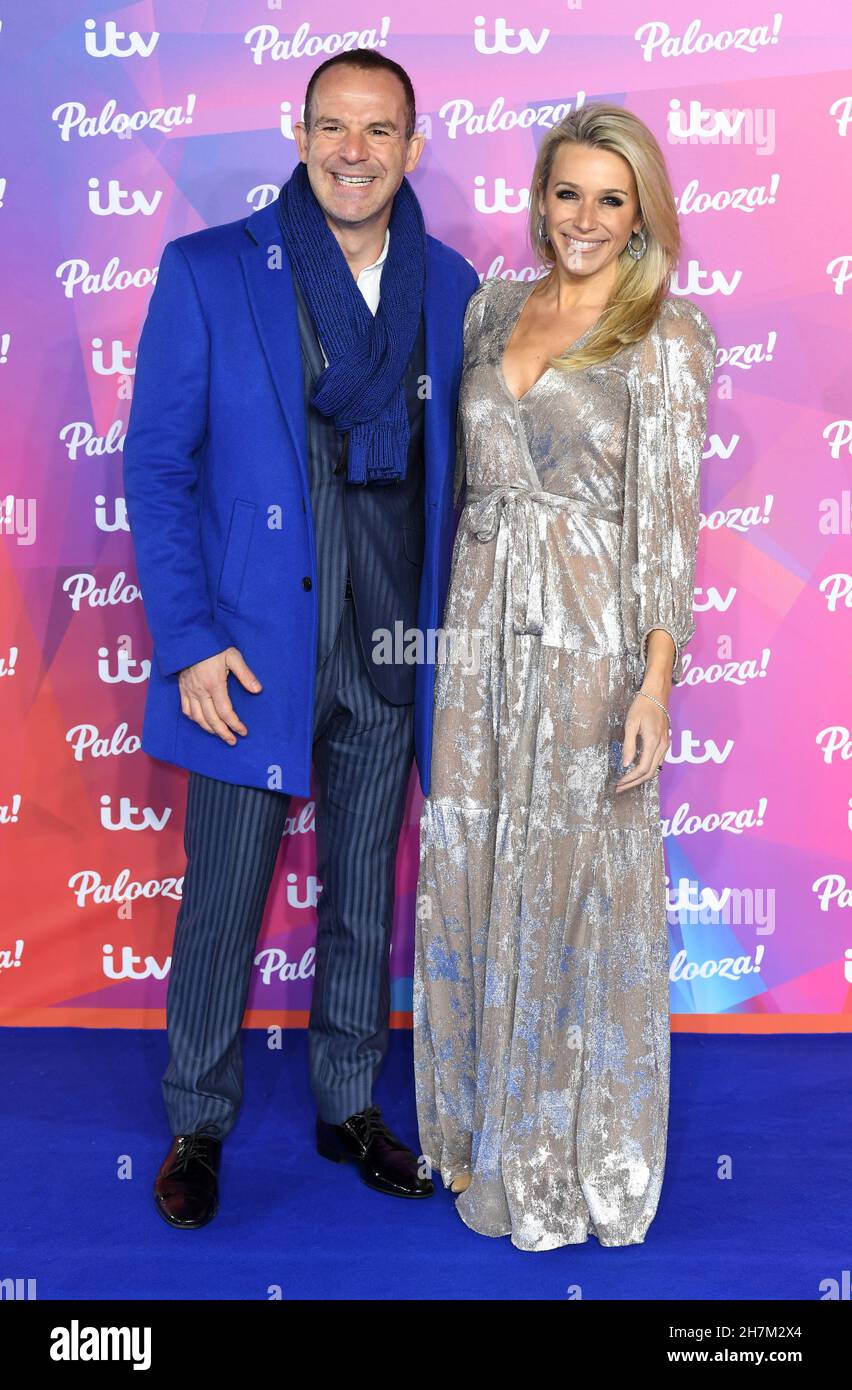 November 23rd, 2021, London, UK. Martin Lewis and wife Lara Lewington ...