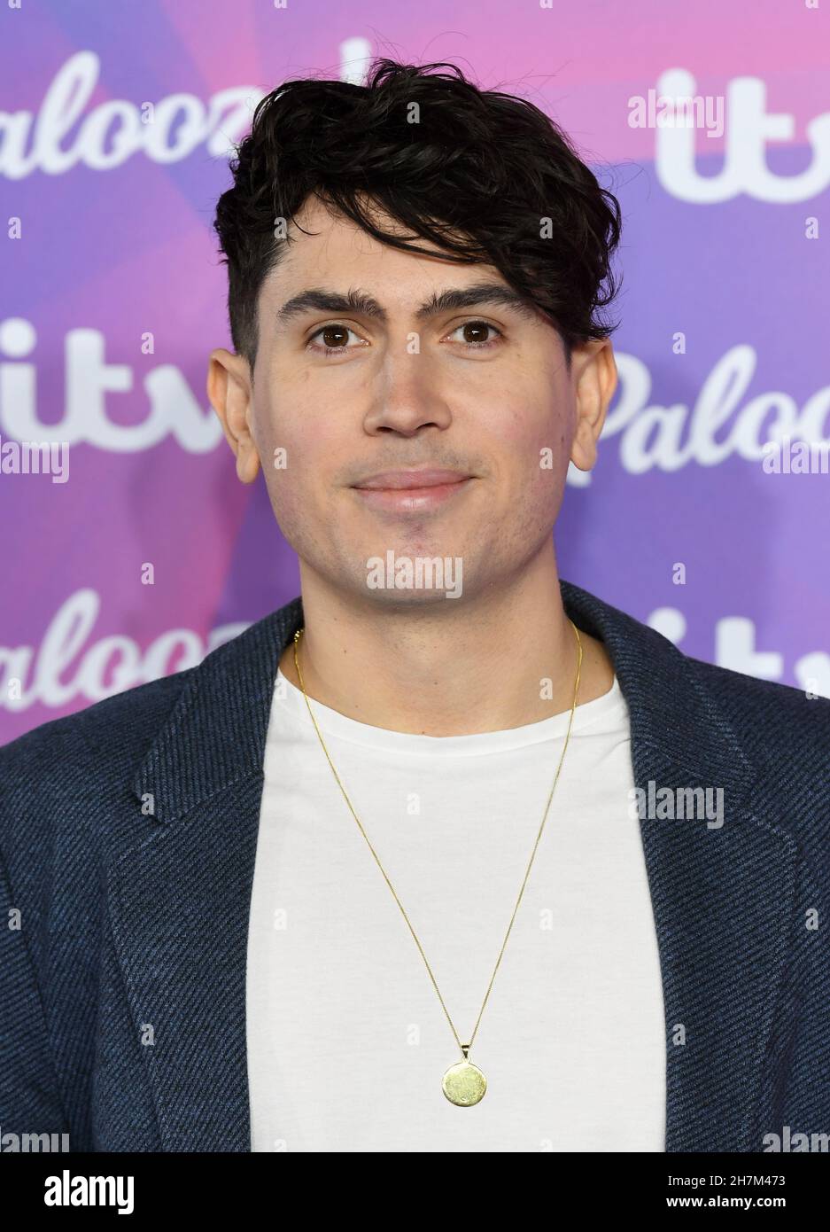 November 23rd, 2021, London, UK. Luke Franks arriving at the ITV ...