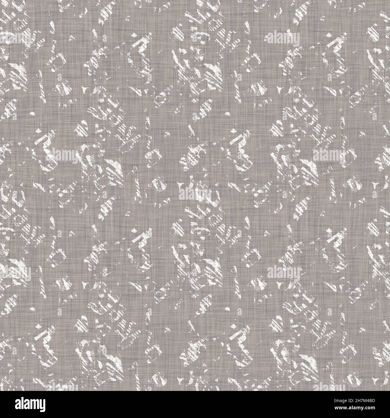 Seamless french neutral greige mottled farmhouse linen effect ...