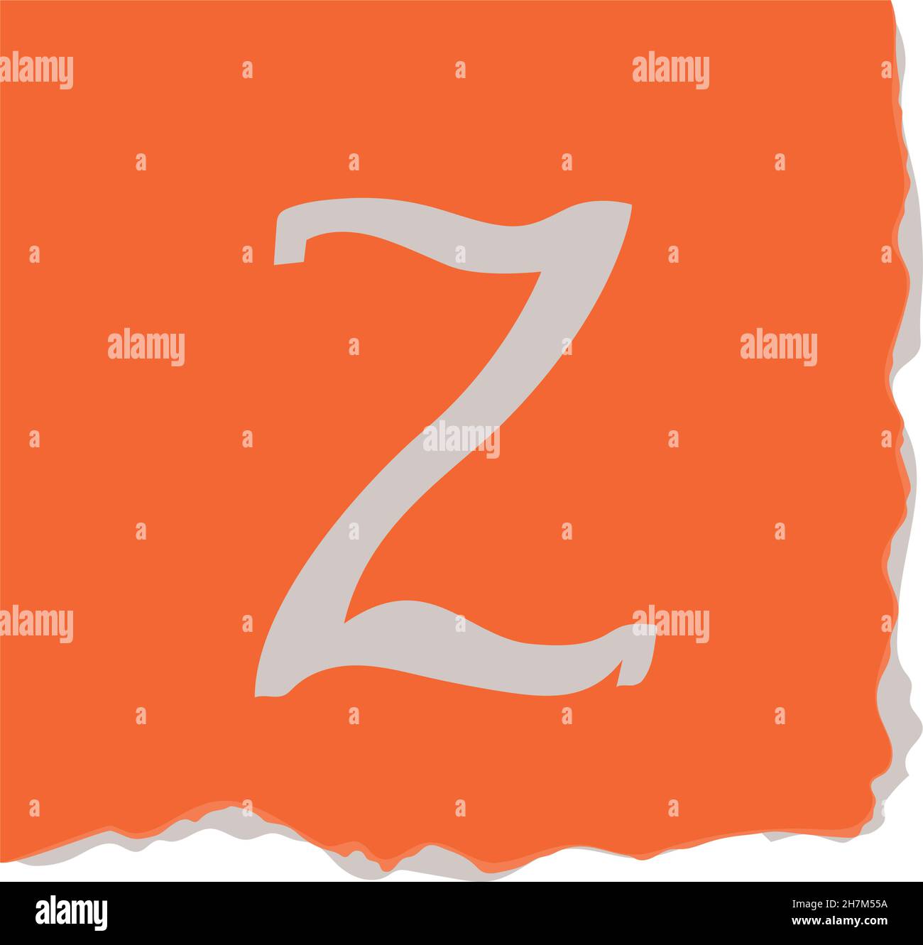 ransom paper with letter Z Stock Vector Image & Art - Alamy