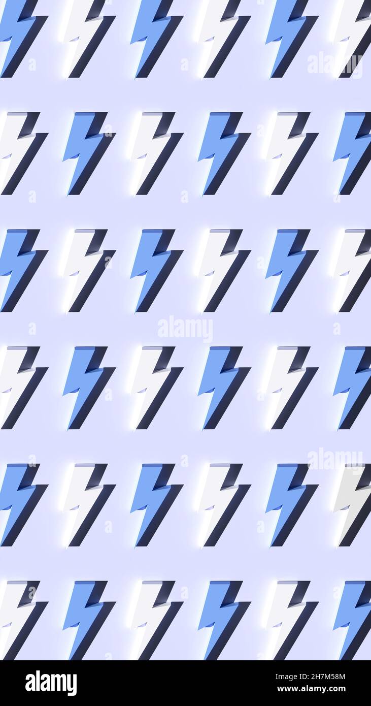 A background pattern in vertical format of lightning in blue and Stock ...