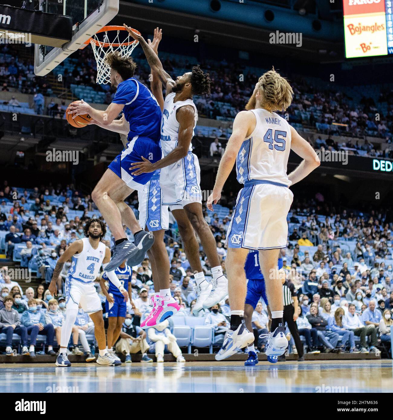 November 23, 2021: North Carolina-Asheville Bulldogs guard Drew Pember ...