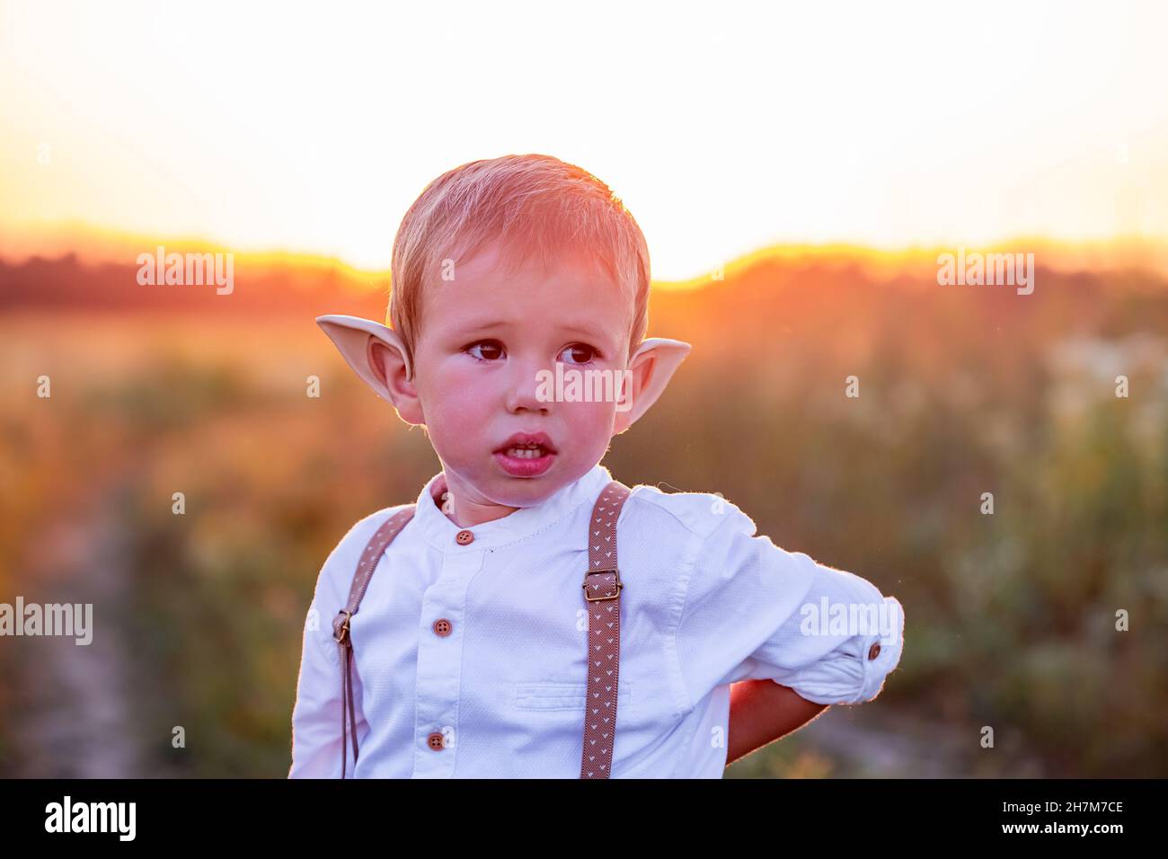 Boy in costume crying hi-res stock photography and images - Alamy