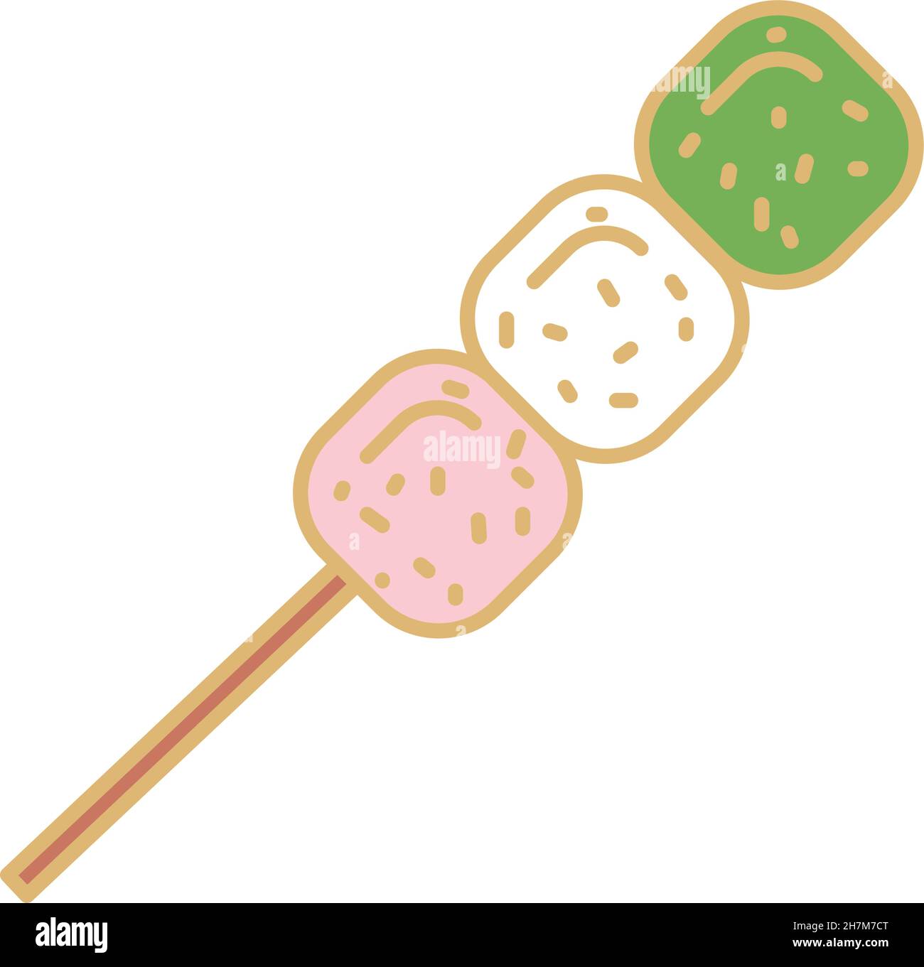 food in stick Stock Vector Image & Art - Alamy