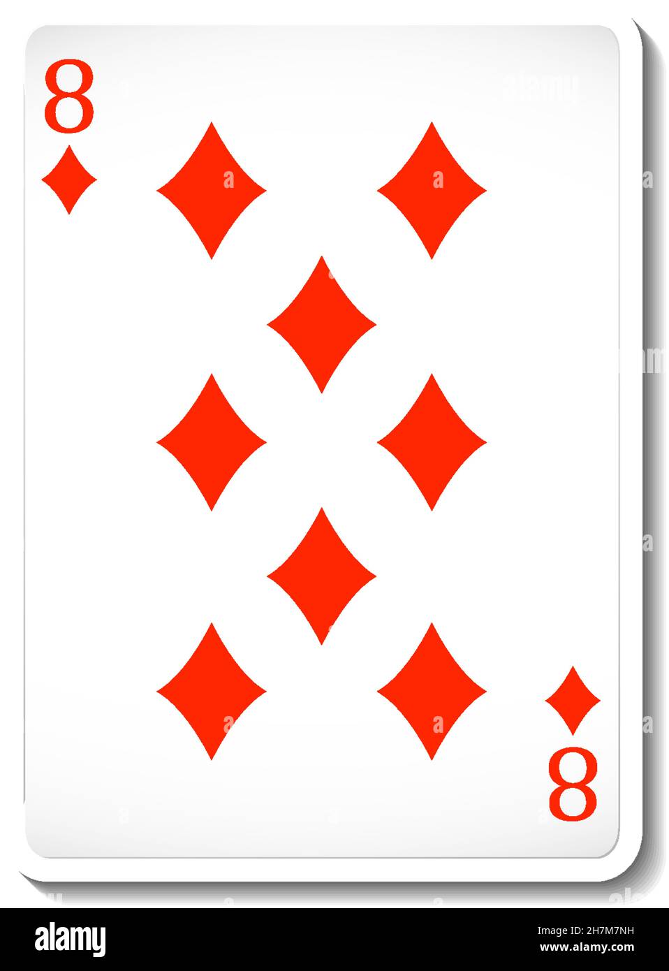 Eight diamonds playing card hi-res stock photography and images - Alamy