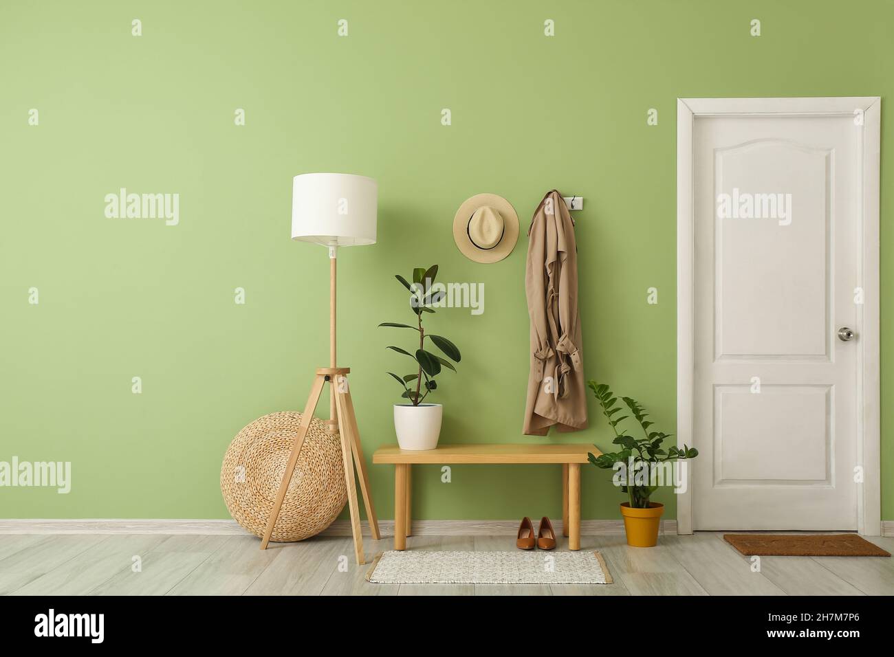 Modern interior of stylish hallway Stock Photo - Alamy