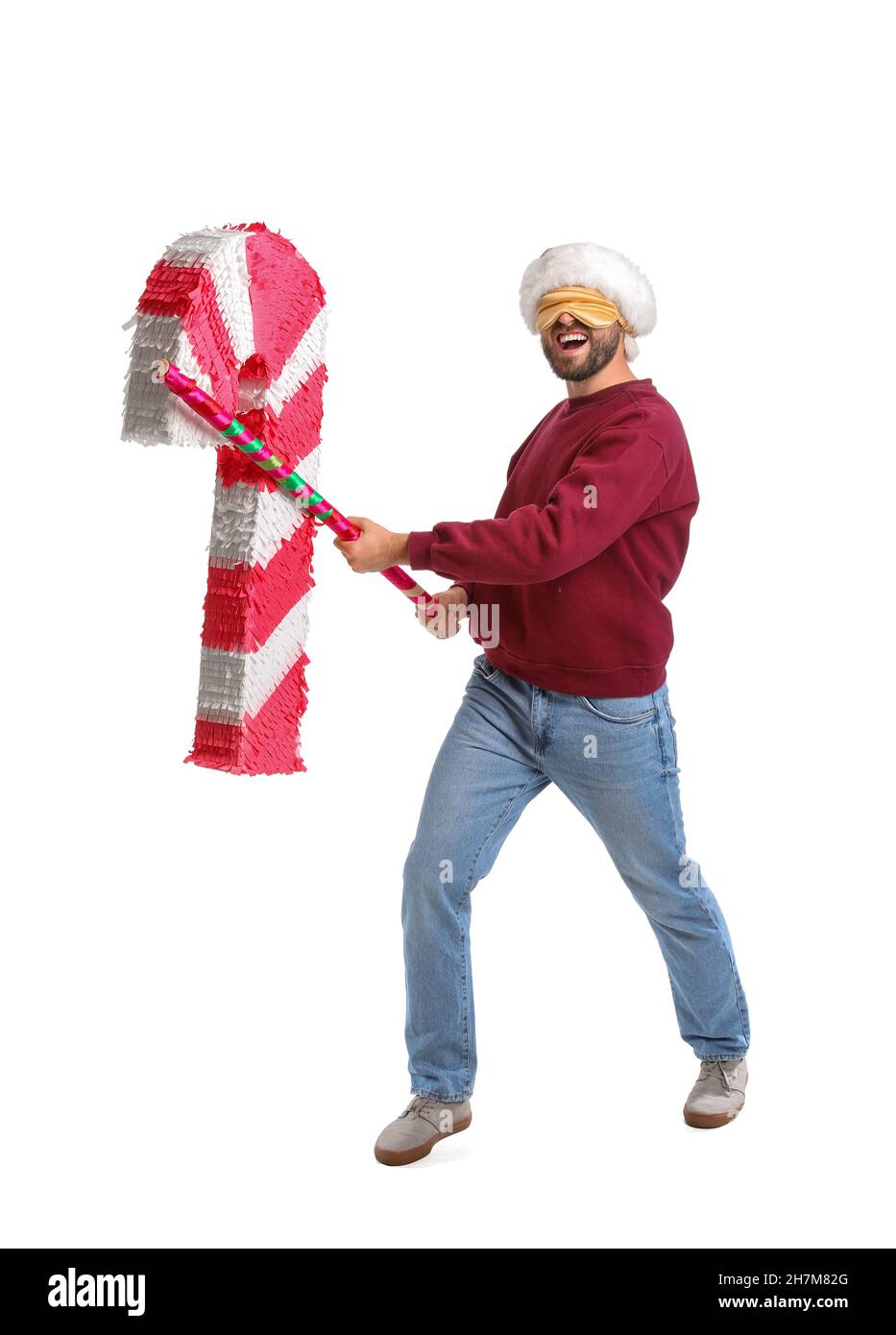 Breaking pinata at christmas Cut Out Stock Images & Pictures - Alamy