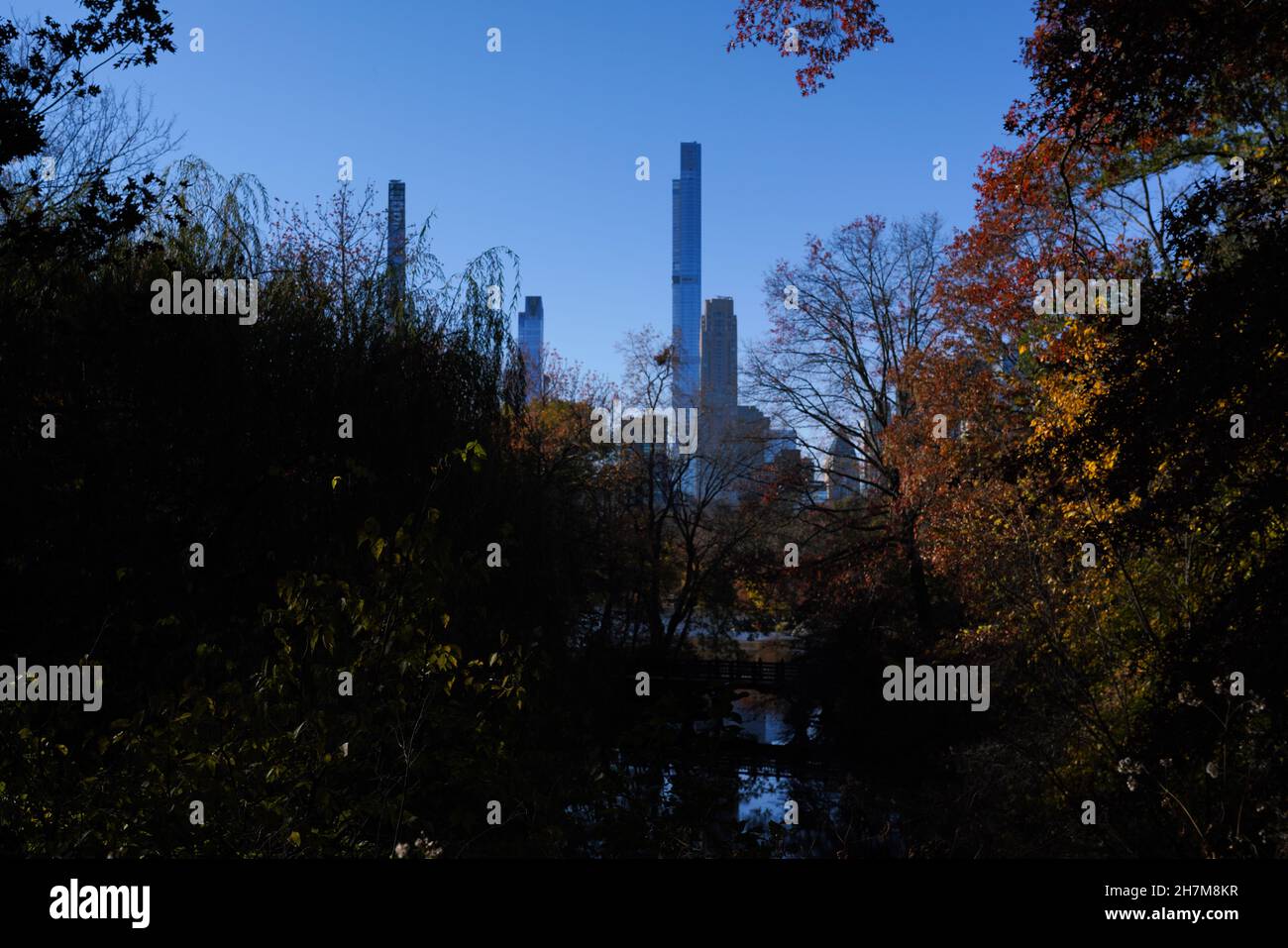 Billionaires’ Row, luxury skyscrapers along Central Park South in New ...