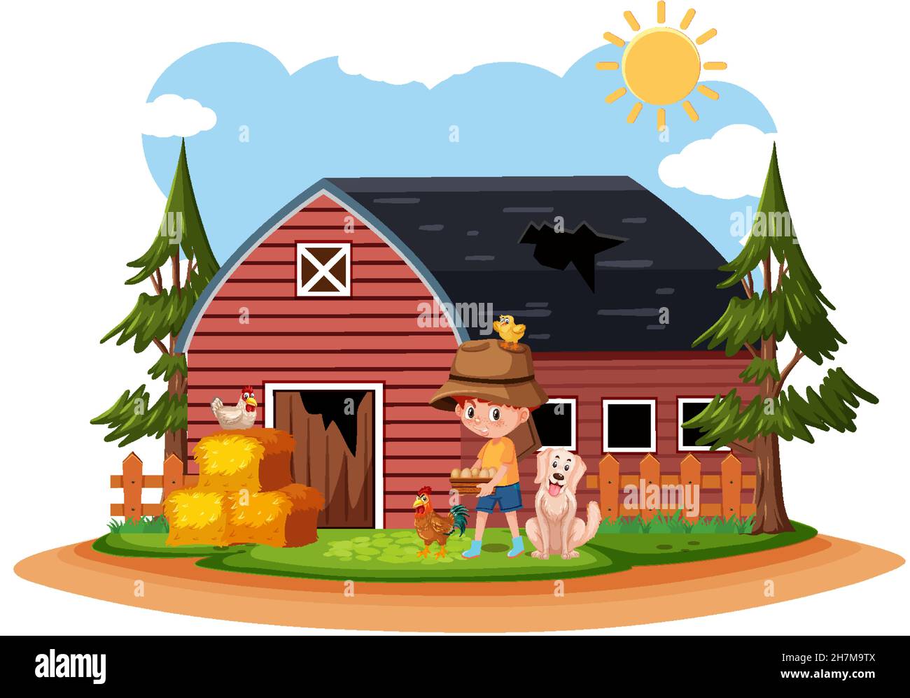 Desert farmer Stock Vector Images - Alamy
