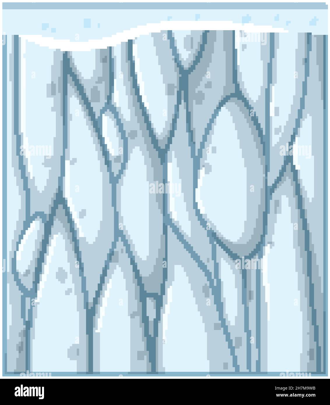 Ice wall texture background illustration Stock Vector Image & Art - Alamy