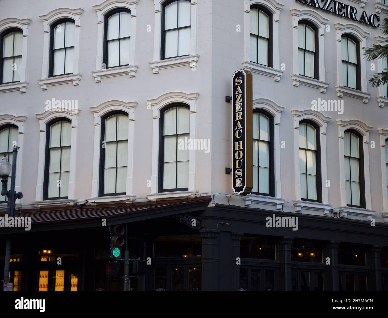 NEW ORLEANS, UNITED STATES - Oct 26, 2021: A shot of The Sazerac House ...