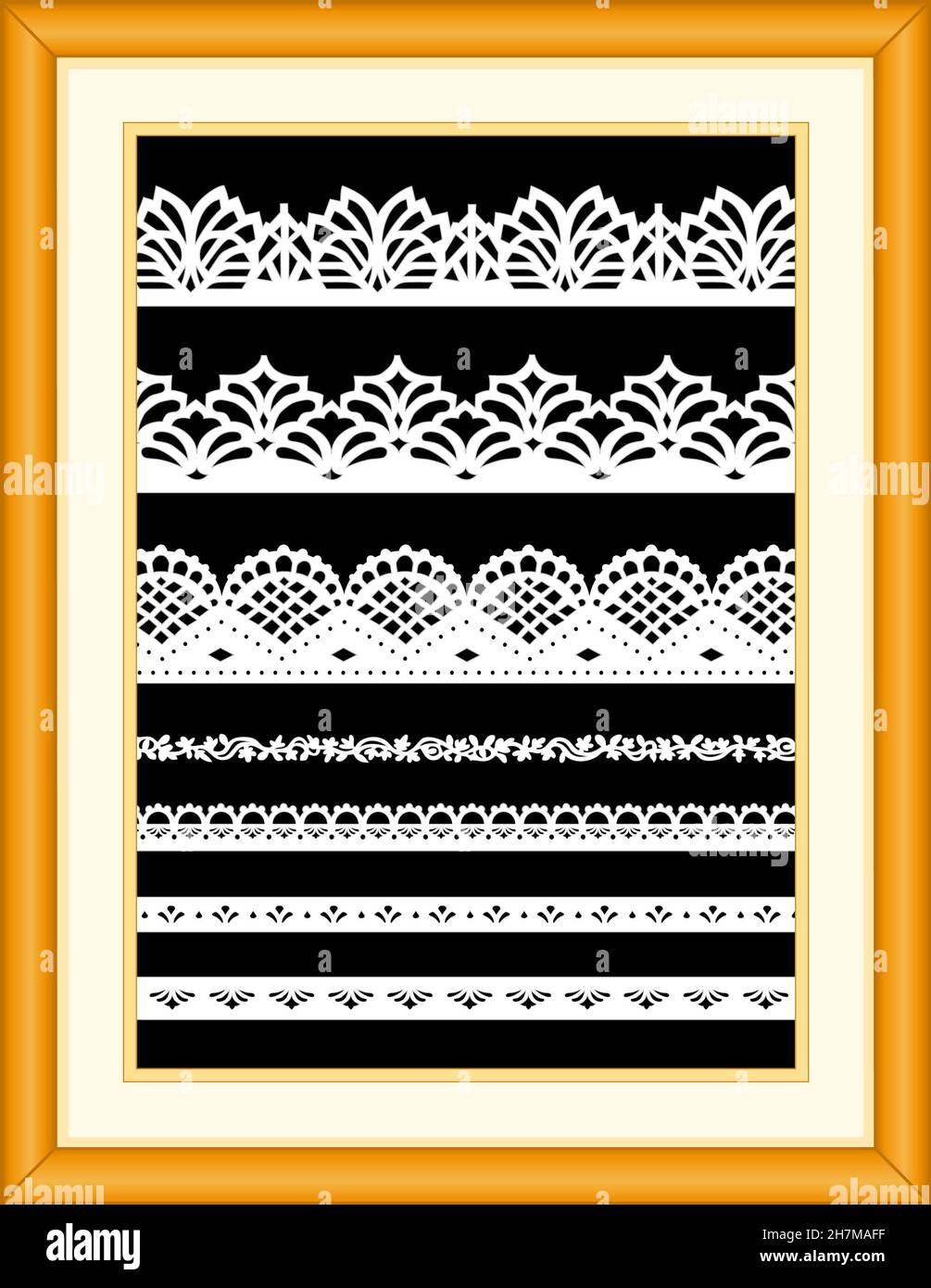 Edging frame hi-res stock photography and images - Alamy