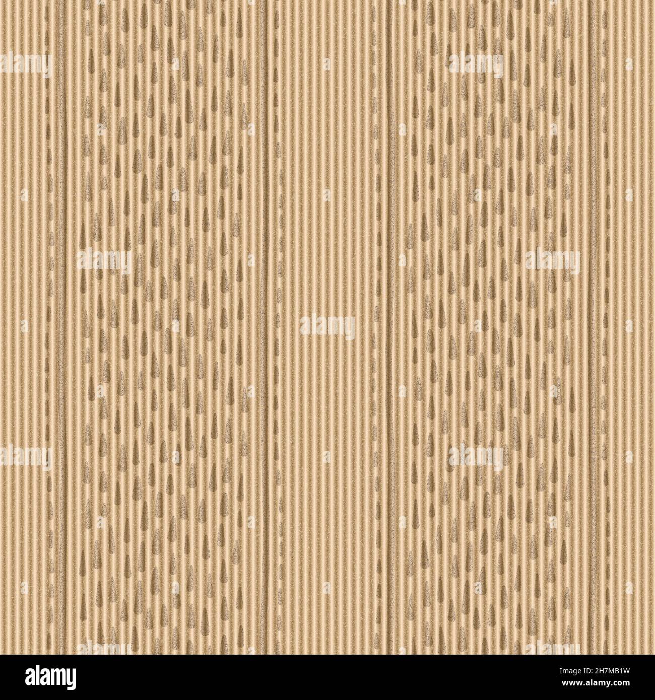 Ecru recycled corrugated pulp card paper texture. Ribbed plain neutral ...