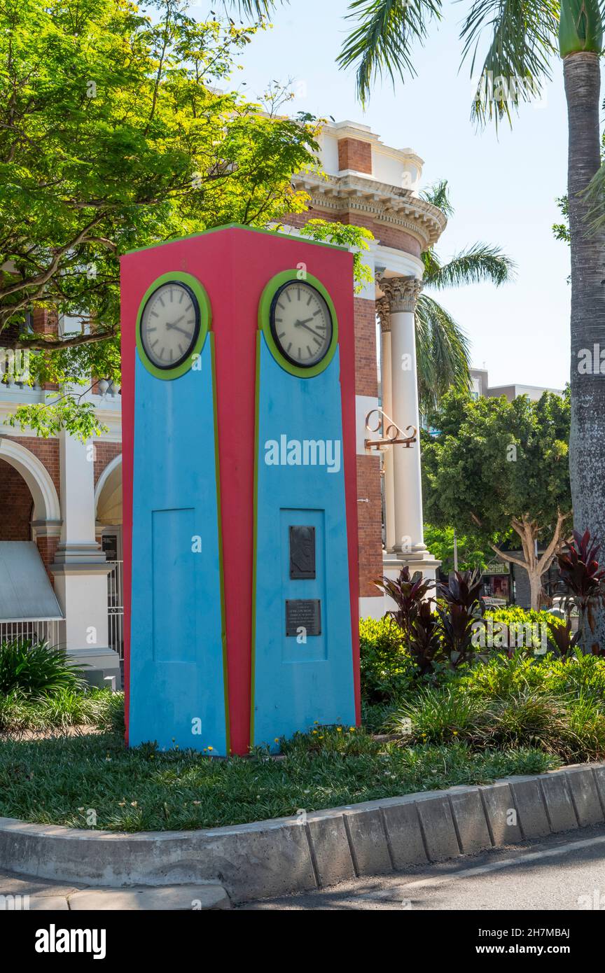 The clock, in memory of Captain John Mackay, for whom the City of ...