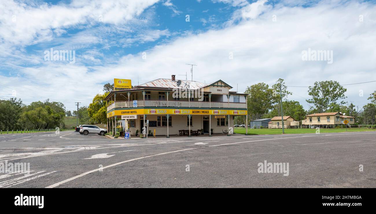 Cooyar Hotel was originally a single story hotel built in 1903 but was ...