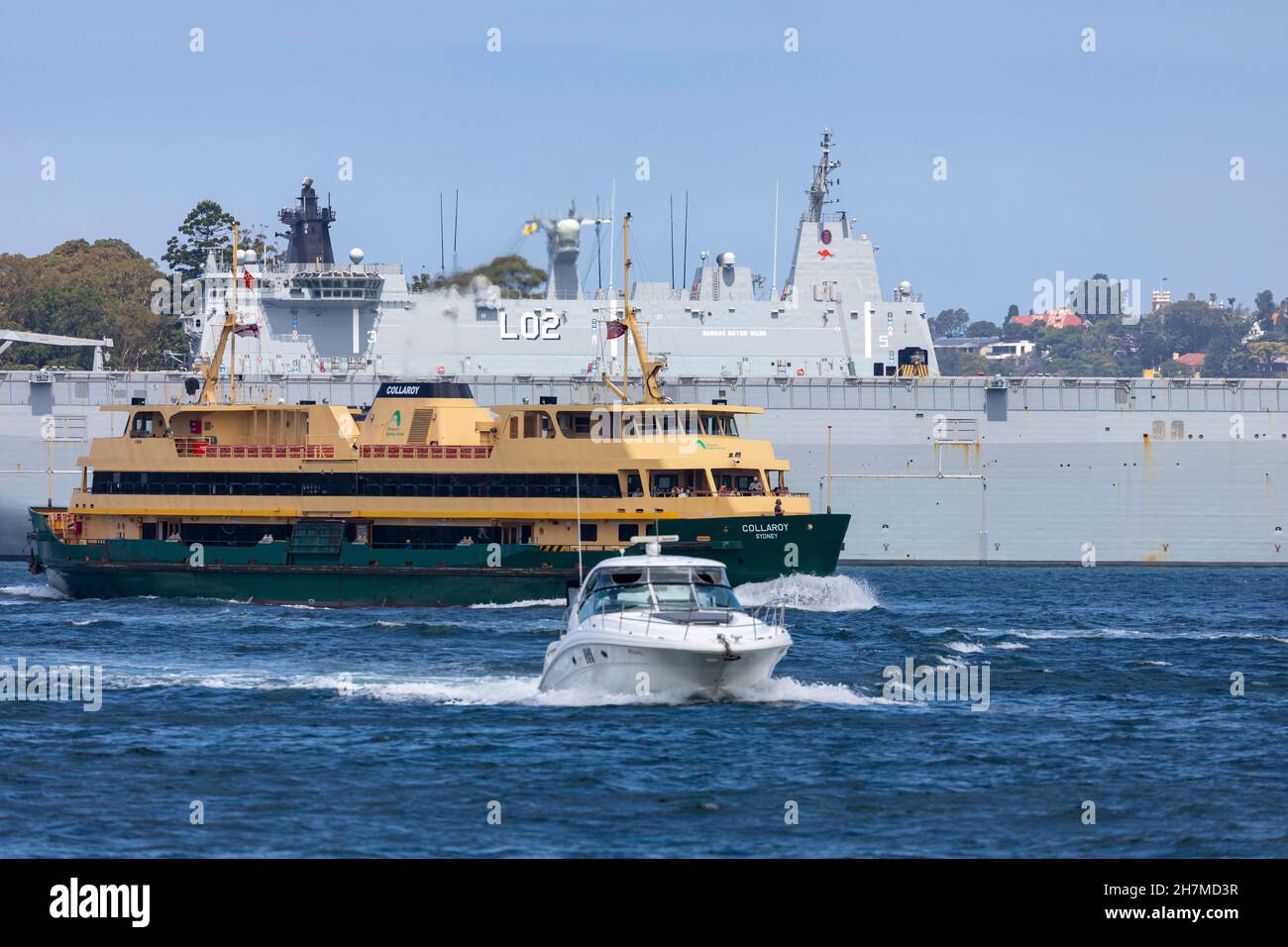 Sydney ferry MV Collaroy entered service in 1988, freshwater class ...